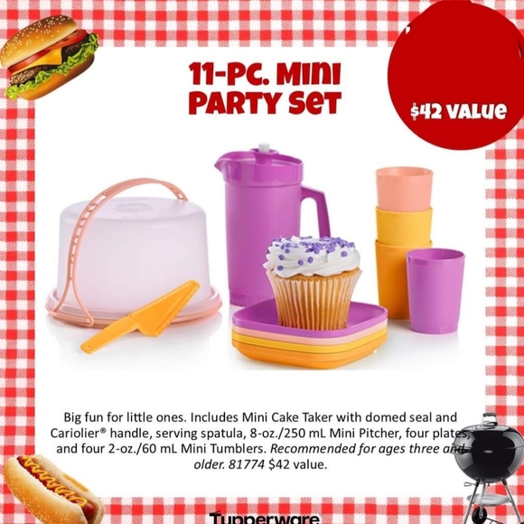 Tupperware | Toys | Tupperware 1pc Mini Party Set | Poshmark